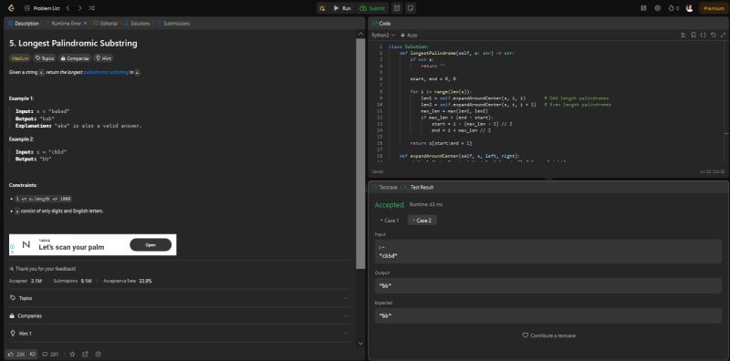 Ernest Shongwe on LinkedIn: 🚀 LeetCode Leetcode Challenge: Finding the ... Ernest Shongwe on LinkedIn: 🚀 LeetCode Leetcode Challenge: Finding the ...