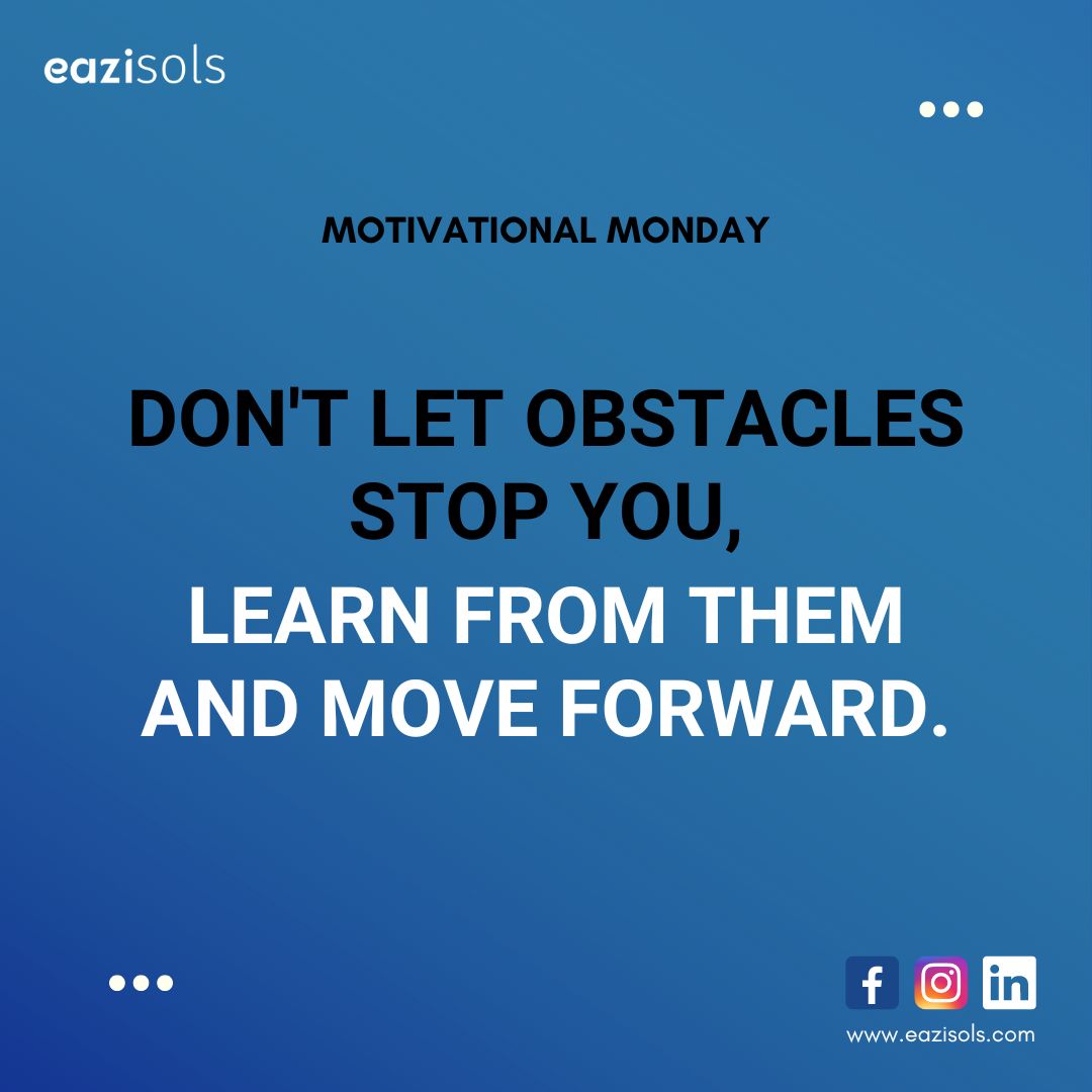Motivation Reminder for Monday | Eazisols posted on the topic | LinkedIn Motivation Reminder for Monday | Eazisols posted on the topic | LinkedIn
