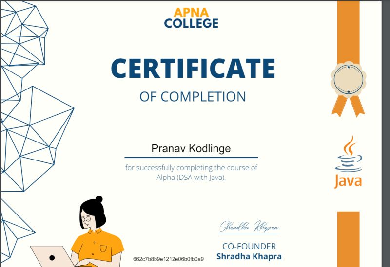 Pranav Kodlinge on LinkedIn: #java #dsa #coding #programming # ... Pranav Kodlinge on LinkedIn: #java #dsa #coding #programming # ...