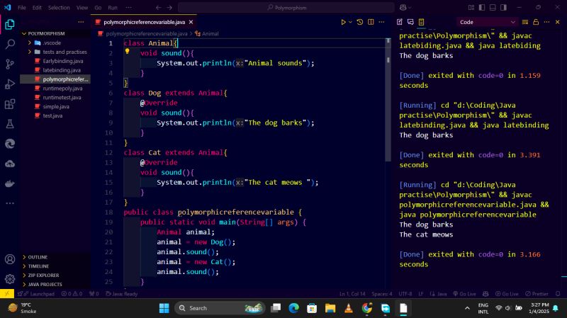Hassaan Aslam on LinkedIn: #programming #java #polymorphism #oop # ... Hassaan Aslam on LinkedIn: #programming #java #polymorphism #oop # ...