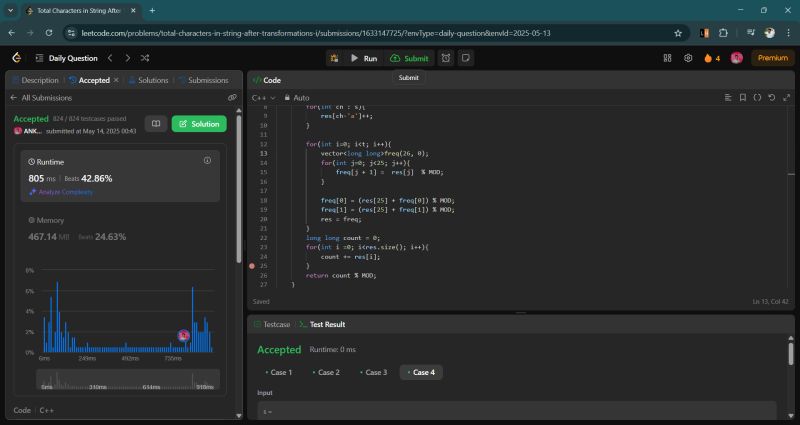#day168 #dsa #leetcode #100daysofcode #dynamicprogramming # ... #day168 #dsa #leetcode #100daysofcode #dynamicprogramming # ...