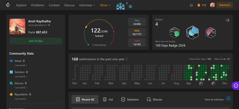 Ansh Raythatha on LinkedIn: #100daysofcoding #leetcode #problemsolving ... Ansh Raythatha on LinkedIn: #100daysofcoding #leetcode #problemsolving ...