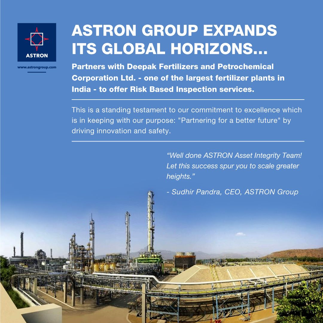 Astron Group on LinkedIn: ASTRON’S Risk Based Inspection services to ... Astron Group on LinkedIn: ASTRON’S Risk Based Inspection services to ...