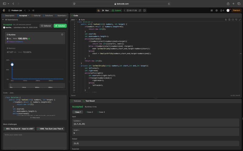 #leetcode #dsa #binarysearch #coding | Keerthan Samudrala #leetcode #dsa #binarysearch #coding | Keerthan Samudrala