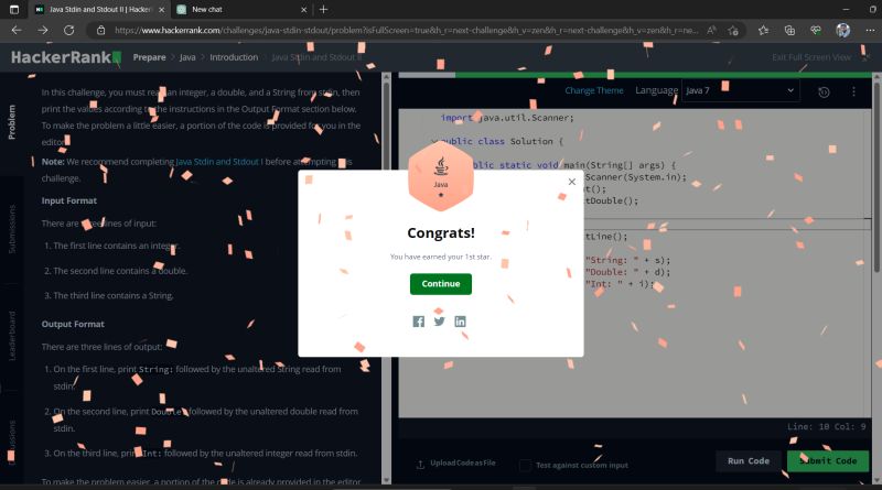 Debjit Biswas on LinkedIn: Yay !! I've hit 1st star in Java practice ... Debjit Biswas on LinkedIn: Yay !! I've hit 1st star in Java practice ...