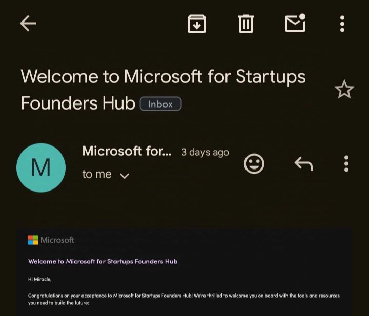 Miracle Alozie on LinkedIn: #microsoftforstartups #foundershub #cogniai ... Miracle Alozie on LinkedIn: #microsoftforstartups #foundershub #cogniai ...