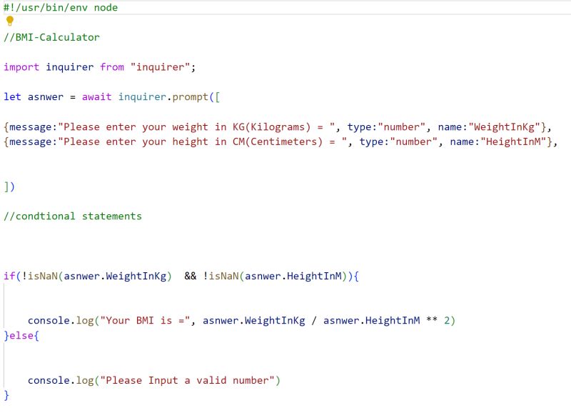 Muhammad Azan Ibn Zameer on LinkedIn: #nodejs #typescript #bmicalculator Muhammad Azan Ibn Zameer on LinkedIn: #nodejs #typescript #bmicalculator