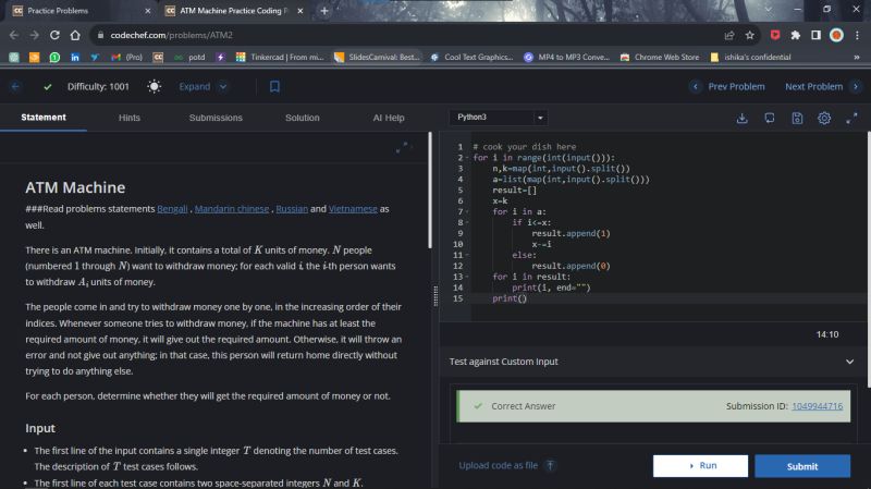 Aayush Talukdar on LinkedIn: #codechef #codingchallenge #pythoncoding # ... Aayush Talukdar on LinkedIn: #codechef #codingchallenge #pythoncoding # ...