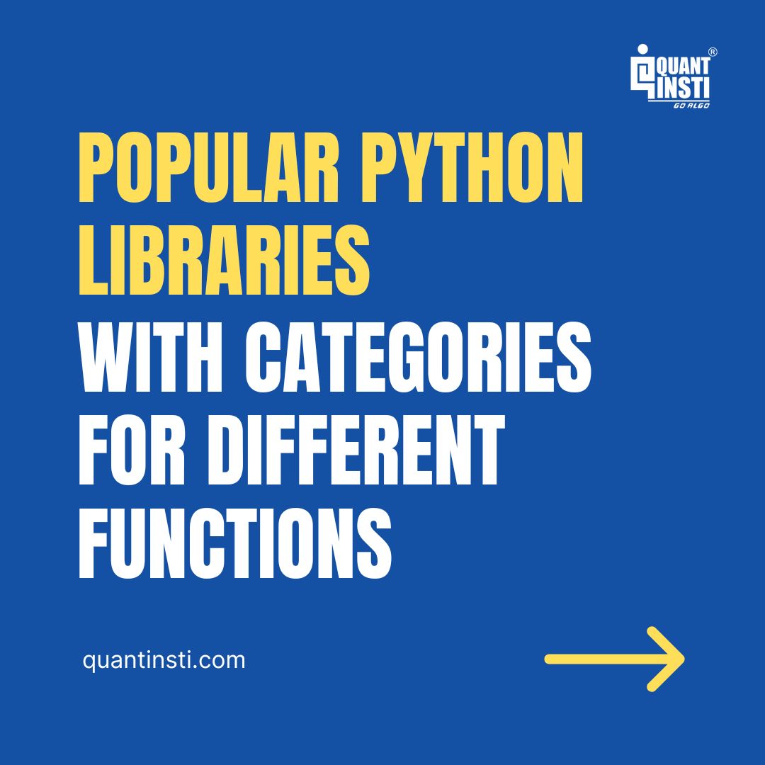 QuantInsti on LinkedIn: #python #coding #pythonlibraries #algotrading QuantInsti on LinkedIn: #python #coding #pythonlibraries #algotrading