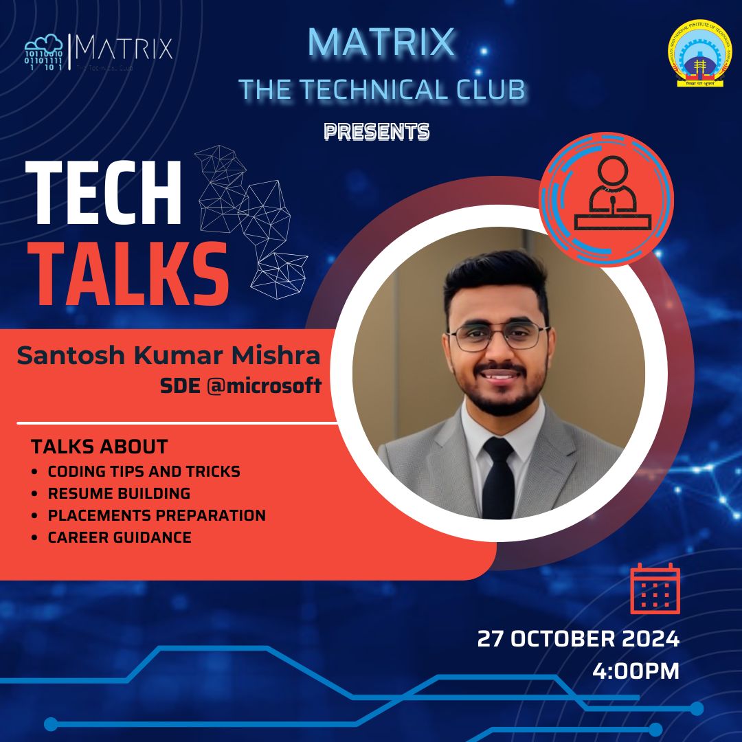 Matrix: The Technical Club on LinkedIn: Hello everyone! Matrix – The ... Matrix: The Technical Club on LinkedIn: Hello everyone! Matrix – The ...