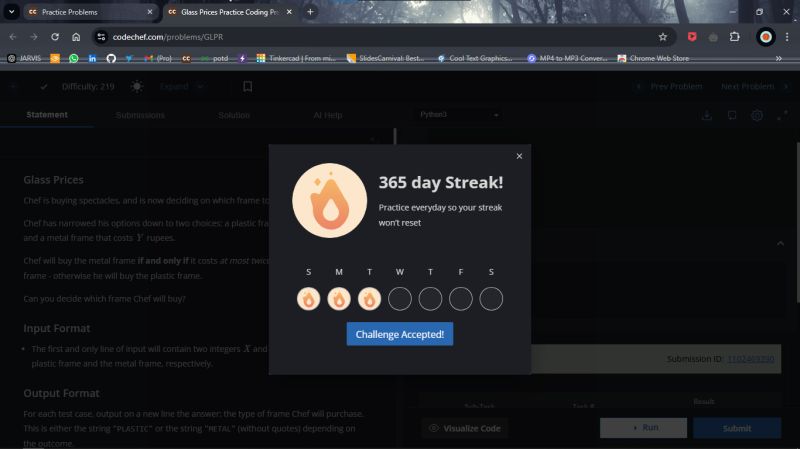 Aayush Talukdar on LinkedIn: #codechef #codingjourney #consistency # ... Aayush Talukdar on LinkedIn: #codechef #codingjourney #consistency # ...