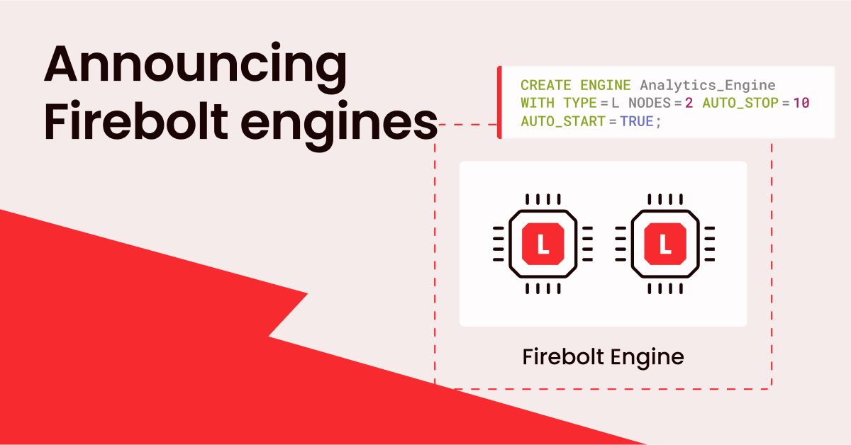 Introducing Firebolt Engines for Data Warehousing | Firebolt posted on ... Introducing Firebolt Engines for Data Warehousing | Firebolt posted on ...