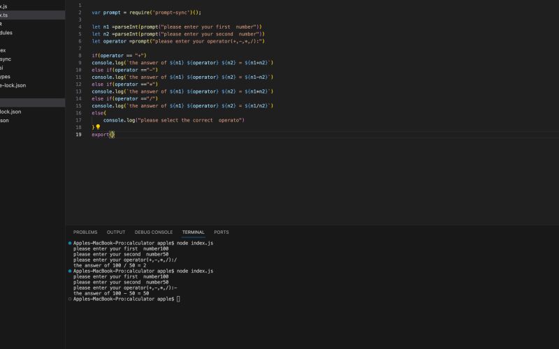 jamila Fatima on LinkedIn: #typescript #programming #calculatorproject ... jamila Fatima on LinkedIn: #typescript #programming #calculatorproject ...