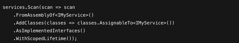 #dotnet #aspnetcore #scrutor #dependencyinjection #cleanarchitecture ... #dotnet #aspnetcore #scrutor #dependencyinjection #cleanarchitecture ...