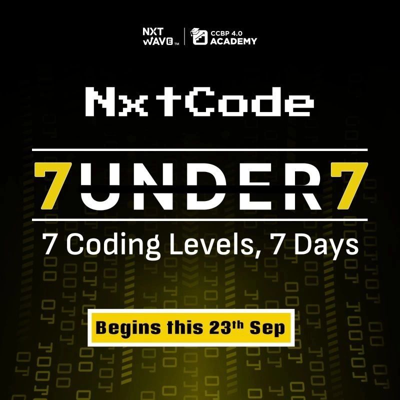 uttej deyvari on LinkedIn: #nxtwave #ccbp #codingcontest #nxtcode uttej deyvari on LinkedIn: #nxtwave #ccbp #codingcontest #nxtcode