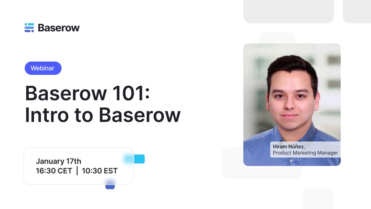 Baserow on LinkedIn: #baserow #database #nocode #lowcode #datamanagement Baserow on LinkedIn: #baserow #database #nocode #lowcode #datamanagement