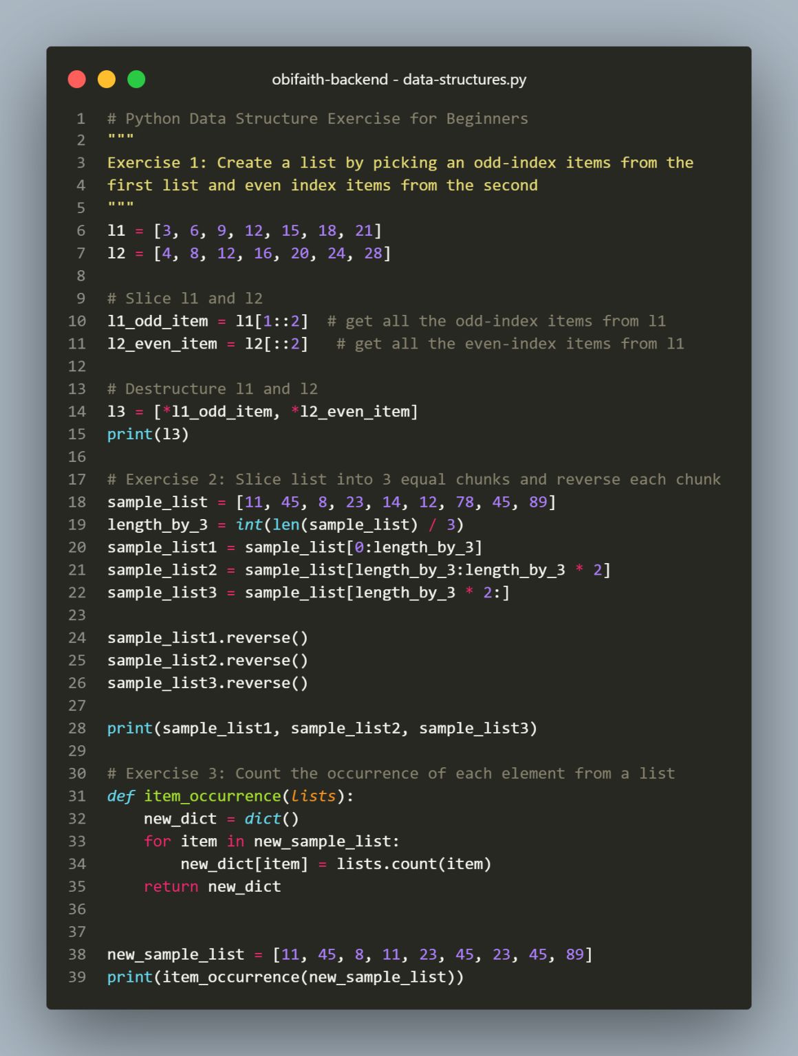 Faith Obi on LinkedIn: #datastructures #problemsolving #python #coding ... Faith Obi on LinkedIn: #datastructures #problemsolving #python #coding ...