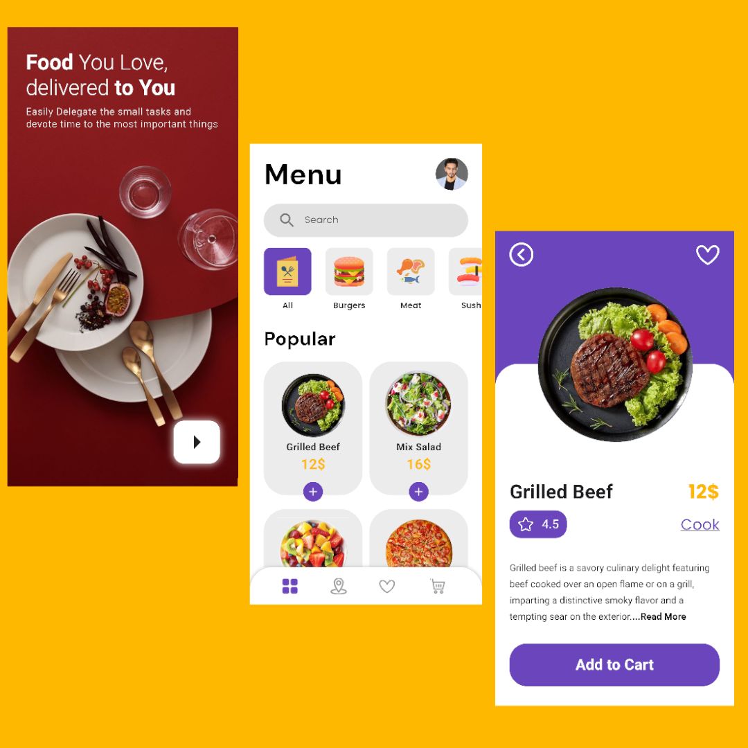 My recent Food App UI design. | Engr. MUHAMMAD FAHAD 🇵🇸 My recent Food App UI design. | Engr. MUHAMMAD FAHAD 🇵🇸