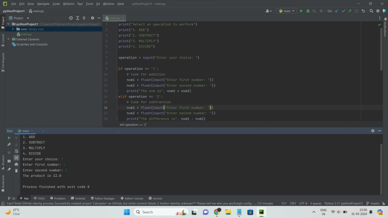 #python #coding #calculator #programming #learningbydoing… | Yamini Prasad #python #coding #calculator #programming #learningbydoing… | Yamini Prasad