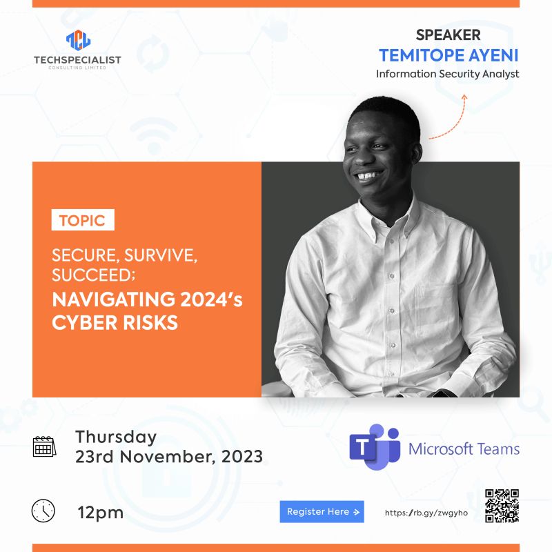 Free webinar on cyberattacks | Techspecialist Consulting Limited posted ... Free webinar on cyberattacks | Techspecialist Consulting Limited posted ...