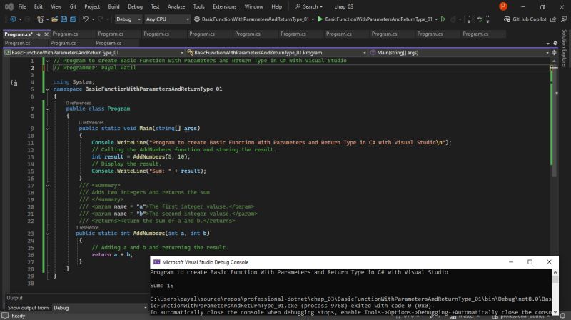 Payal Patil on LinkedIn: #programming #coding #dotnet #csharp # ... Payal Patil on LinkedIn: #programming #coding #dotnet #csharp # ...