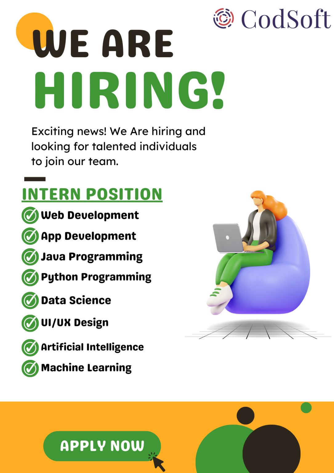 CodSoft on LinkedIn: #codsoft #codsoftinternship #ai #team #work # ... CodSoft on LinkedIn: #codsoft #codsoftinternship #ai #team #work # ...