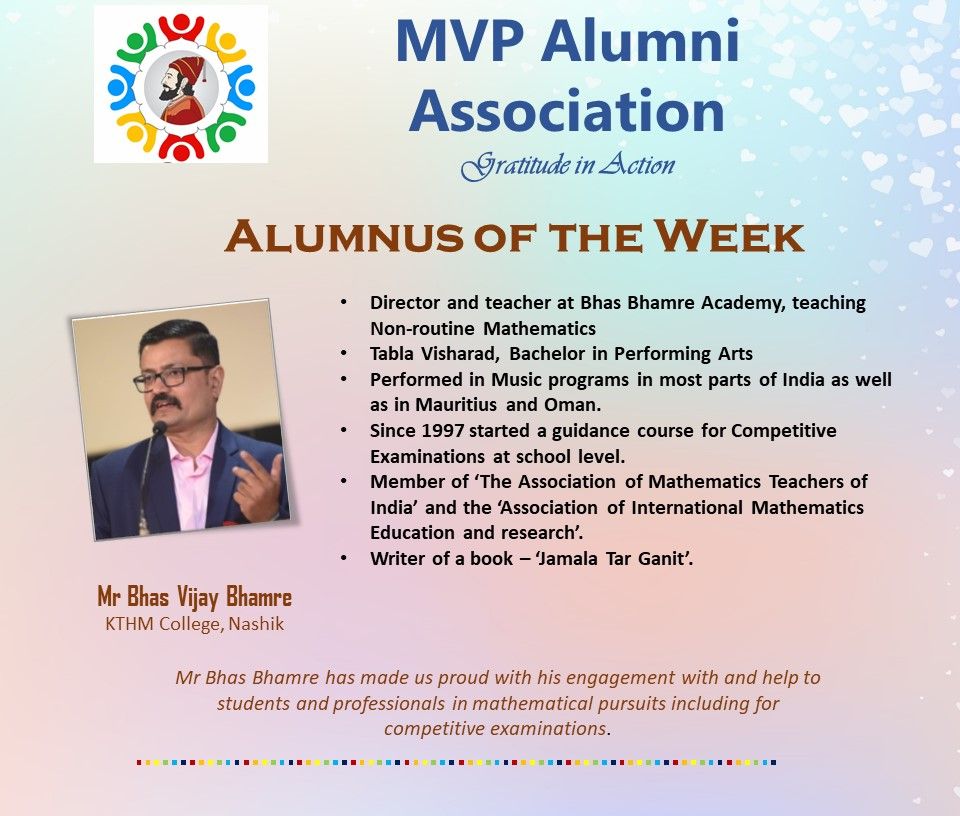 MVP Alumni Association on LinkedIn: #mathematicians #alumnioftheweek # ... MVP Alumni Association on LinkedIn: #mathematicians #alumnioftheweek # ...