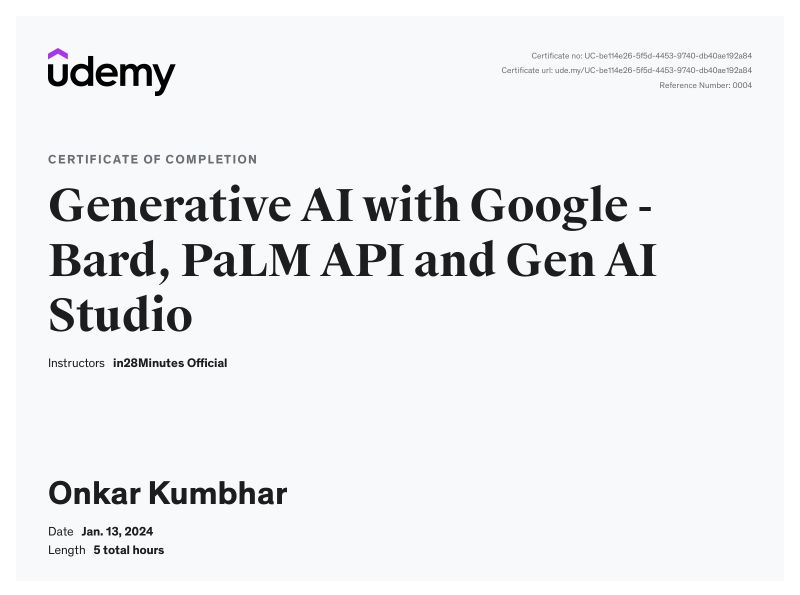 Onkar Kumbhar on LinkedIn: #generativeai #googleai #bardapi #palmapi # ... Onkar Kumbhar on LinkedIn: #generativeai #googleai #bardapi #palmapi # ...