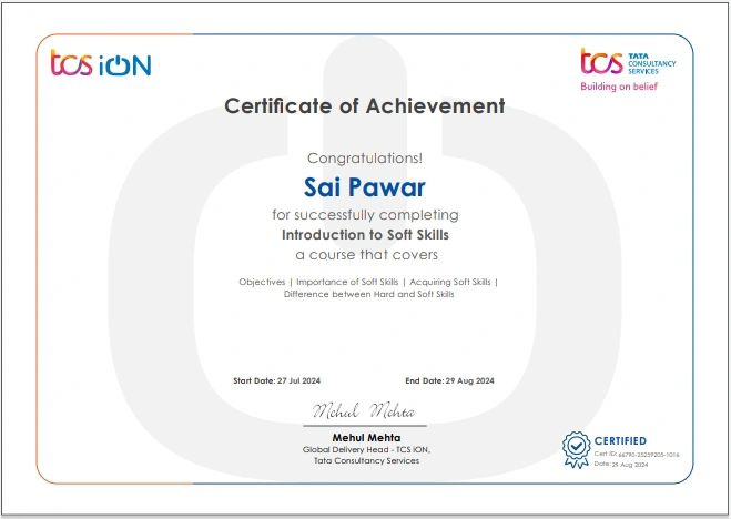 Sai Pawar on LinkedIn: #softskills #professionalgrowth #learningjourney ... Sai Pawar on LinkedIn: #softskills #professionalgrowth #learningjourney ...