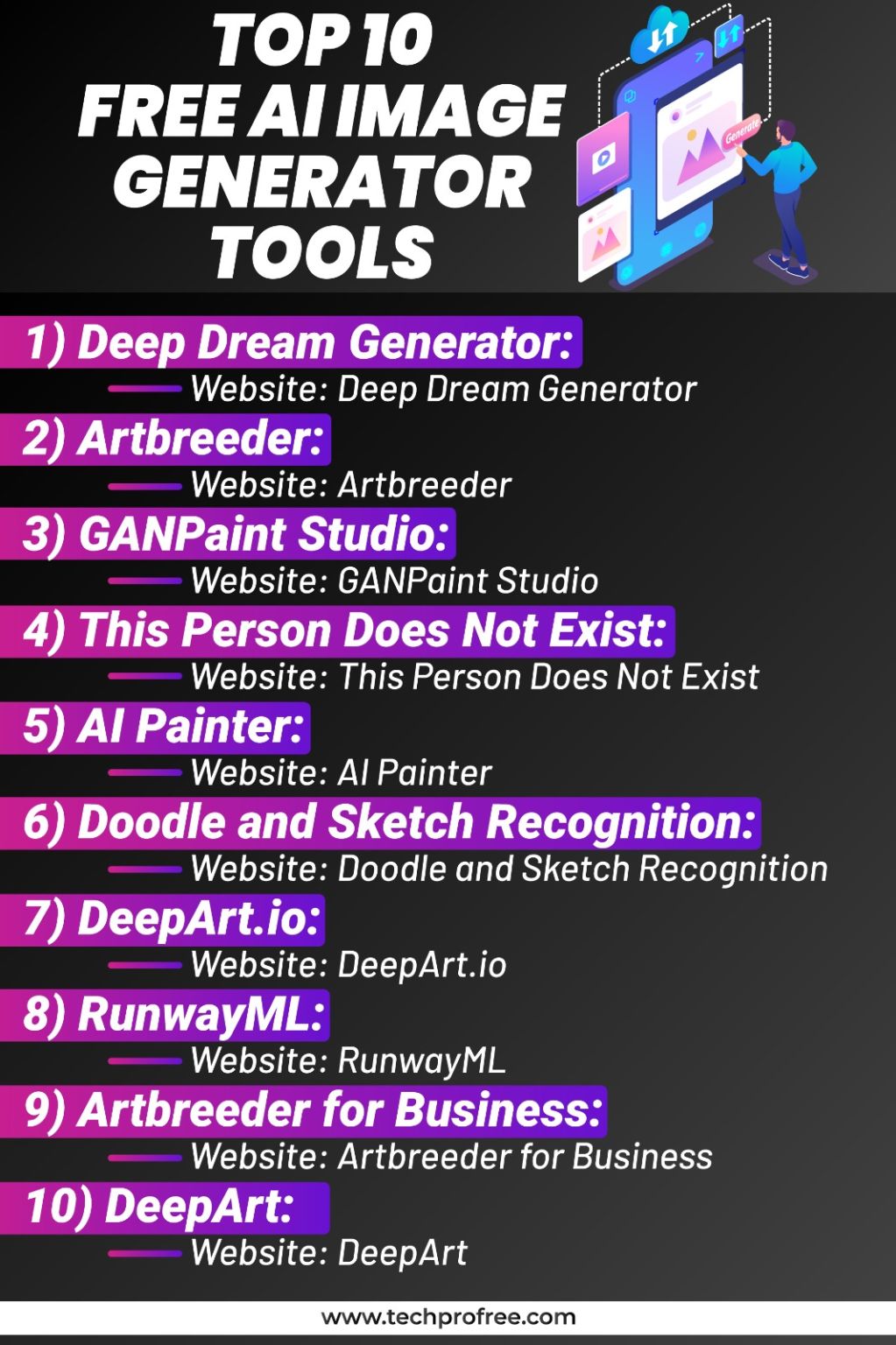 Top 10 Free AI Image Generator Tools 2024-2025 | Techpro Free posted on ... Top 10 Free AI Image Generator Tools 2024-2025 | Techpro Free posted on ...
