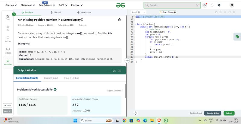 #dsa #java #problemsolving #codingjourney #geeksforgeeks #100daysofcode ... #dsa #java #problemsolving #codingjourney #geeksforgeeks #100daysofcode ...