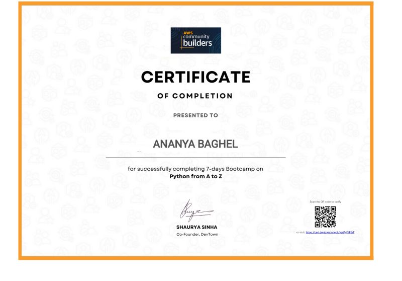 Ananya Baghel on LinkedIn: #python #devtown #mentorship #techcommunity ... Ananya Baghel on LinkedIn: #python #devtown #mentorship #techcommunity ...
