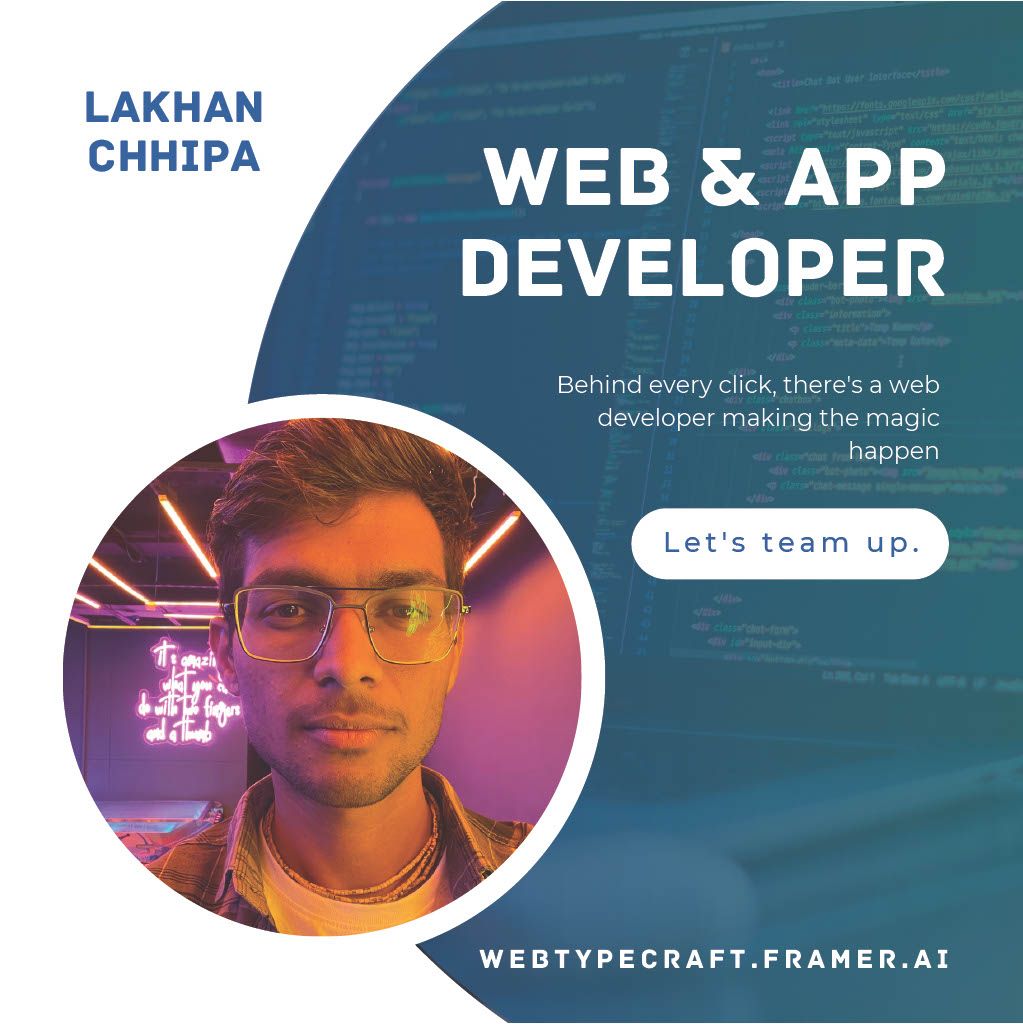 Lakhan Chhipa on LinkedIn: #webdevelopment #webdeveloper #codinglife # ... Lakhan Chhipa on LinkedIn: #webdevelopment #webdeveloper #codinglife # ...