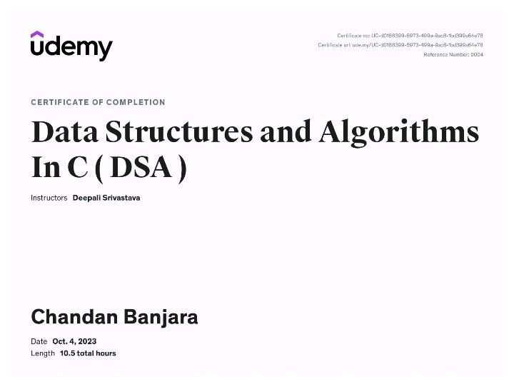 Chandan Singh on LinkedIn: || DSA C# || Learn DSA C# Language In Udemy Chandan Singh on LinkedIn: || DSA C# || Learn DSA C# Language In Udemy