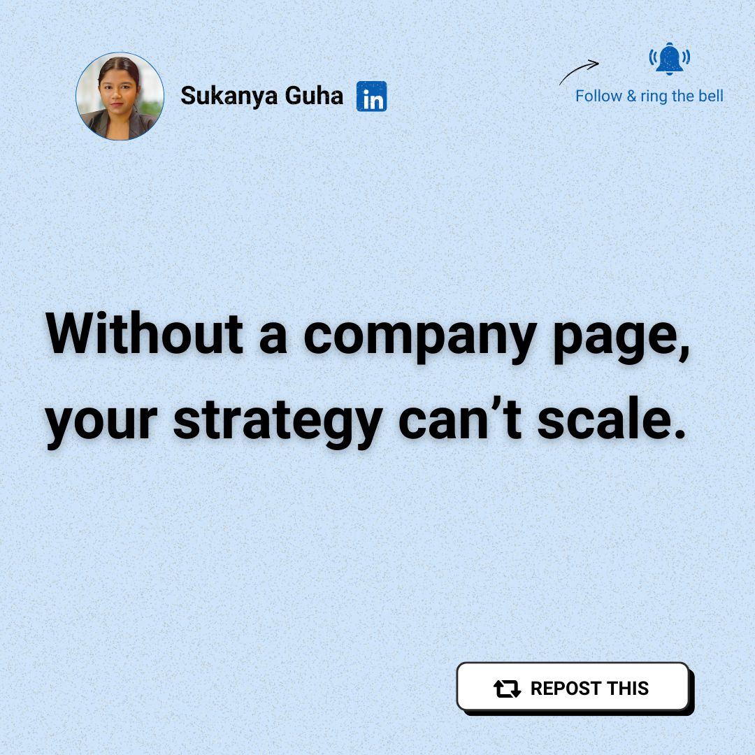 Sukanya Guha on LinkedIn: If your LinkedIn strategy stops at your ... Sukanya Guha on LinkedIn: If your LinkedIn strategy stops at your ...
