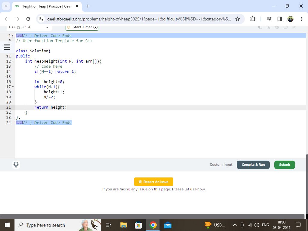 Ankit Choudhary on LinkedIn: #180daysofcode #cpp #dsa #184days #heap # ... Ankit Choudhary on LinkedIn: #180daysofcode #cpp #dsa #184days #heap # ...