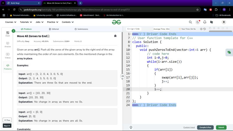 Raja kumar on LinkedIn: #dsa #codingjourney #gfg160 #geekstreak2024 # ... Raja kumar on LinkedIn: #dsa #codingjourney #gfg160 #geekstreak2024 # ...