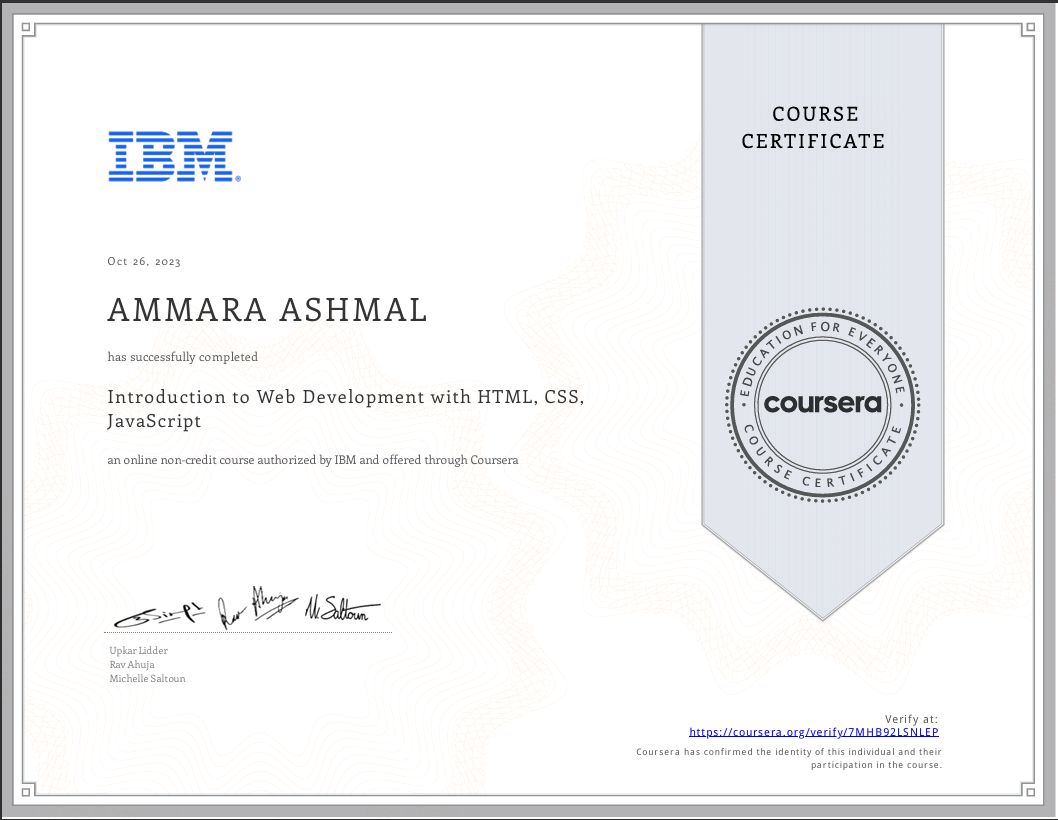 Ammara Chaudhary on LinkedIn: #webdevelopment #html #css #javascript # ... Ammara Chaudhary on LinkedIn: #webdevelopment #html #css #javascript # ...