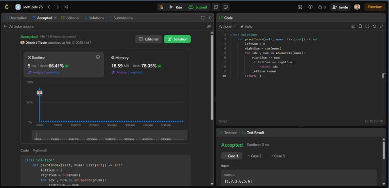 #100daysofcode #dsa #leetcode #problemsolving #prefixsum #keeplearning ... #100daysofcode #dsa #leetcode #problemsolving #prefixsum #keeplearning ...