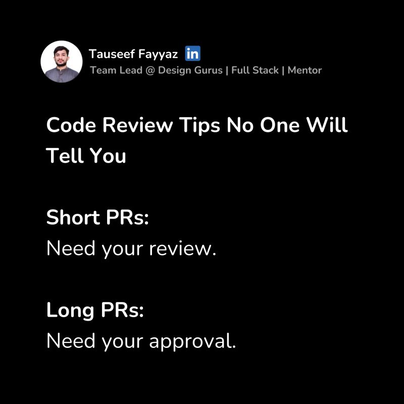 Tauseef Fayyaz on LinkedIn: #codereview #programming #software #git Tauseef Fayyaz on LinkedIn: #codereview #programming #software #git