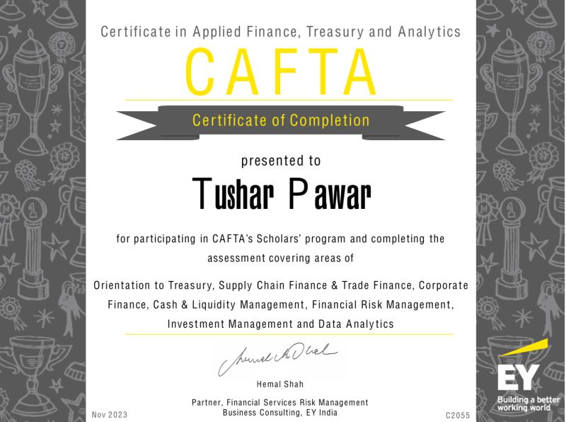 Tushar Pawar on LinkedIn: #cafta #ey #professionaldevelopment Tushar Pawar on LinkedIn: #cafta #ey #professionaldevelopment