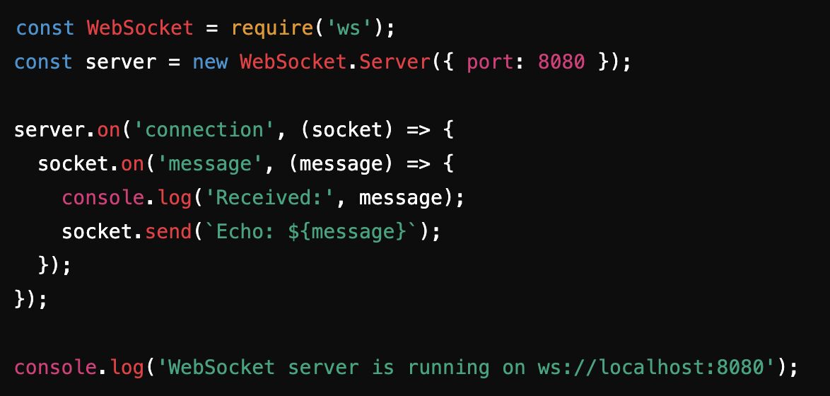 Muhammad Salman on LinkedIn: #websockets #realtime #nodejs #webdevelopment Muhammad Salman on LinkedIn: #websockets #realtime #nodejs #webdevelopment