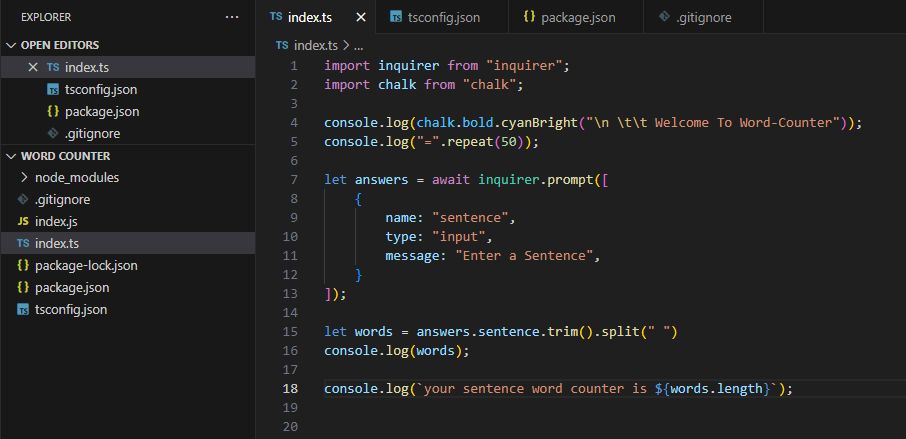 Asad Iqbal on LinkedIn: #typescript #nodejs #coding #programming #cli Asad Iqbal on LinkedIn: #typescript #nodejs #coding #programming #cli