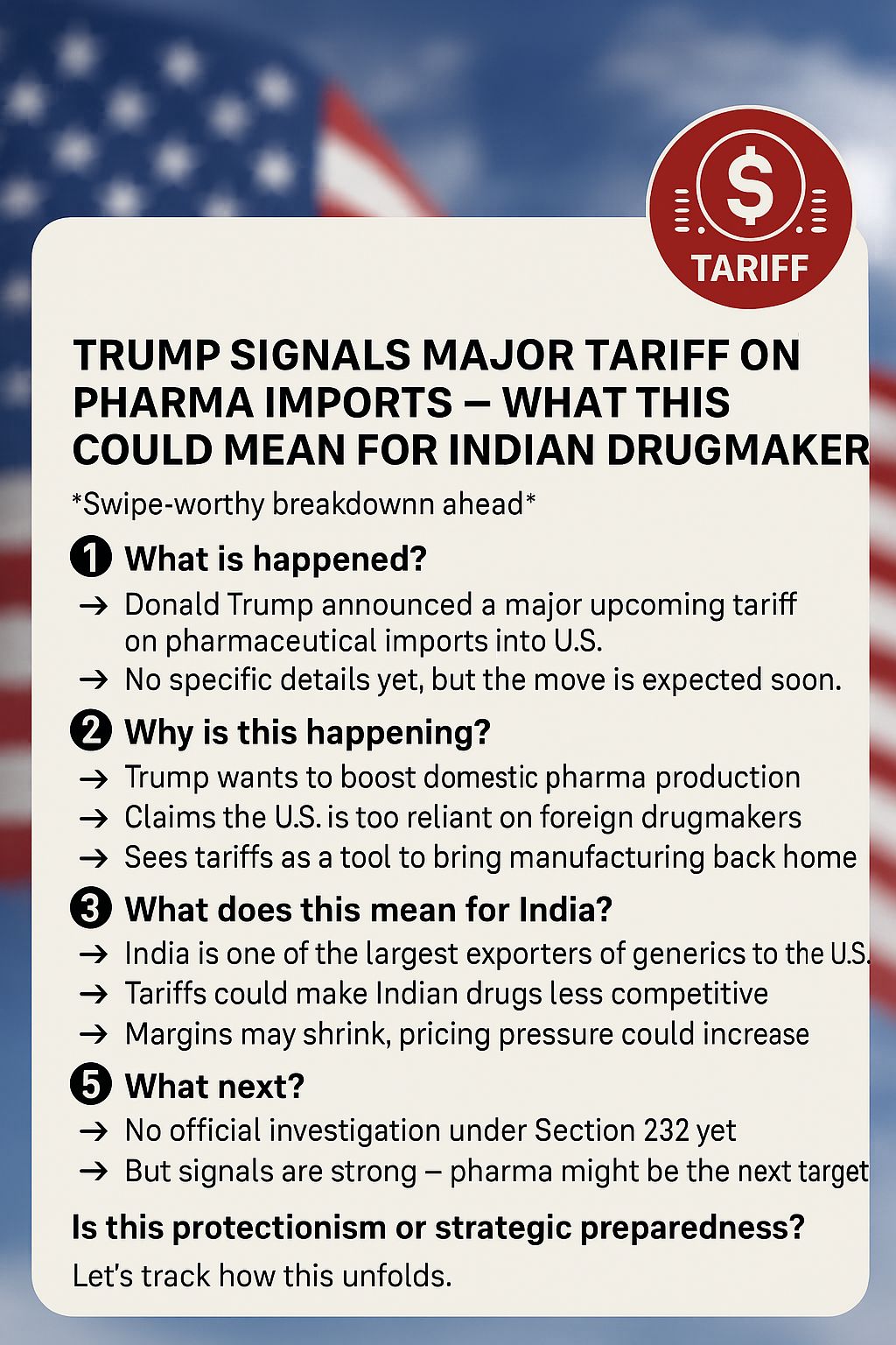 #tariff #pharmaceutical #domestic #india #pharmanews #usindiatrade ... #tariff #pharmaceutical #domestic #india #pharmanews #usindiatrade ...