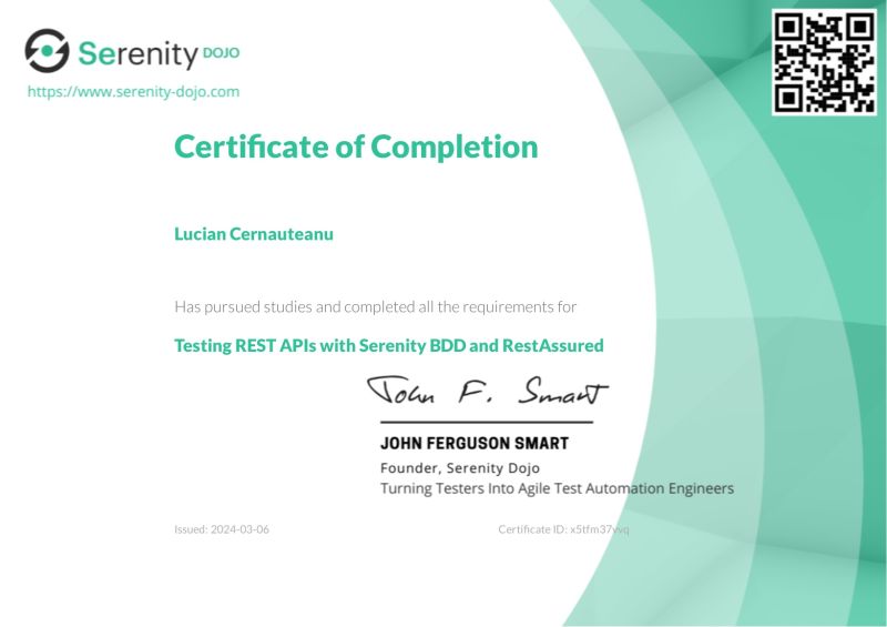 Lucian Cernăuțeanu on LinkedIn: #testautomation #qaengineer # ... Lucian Cernăuțeanu on LinkedIn: #testautomation #qaengineer # ...