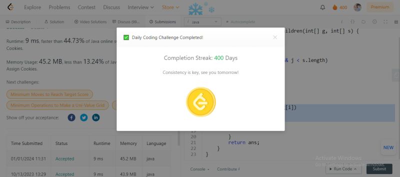 My 400-day journey on LeetCode | Naman Garg posted on the topic | LinkedIn My 400-day journey on LeetCode | Naman Garg posted on the topic | LinkedIn