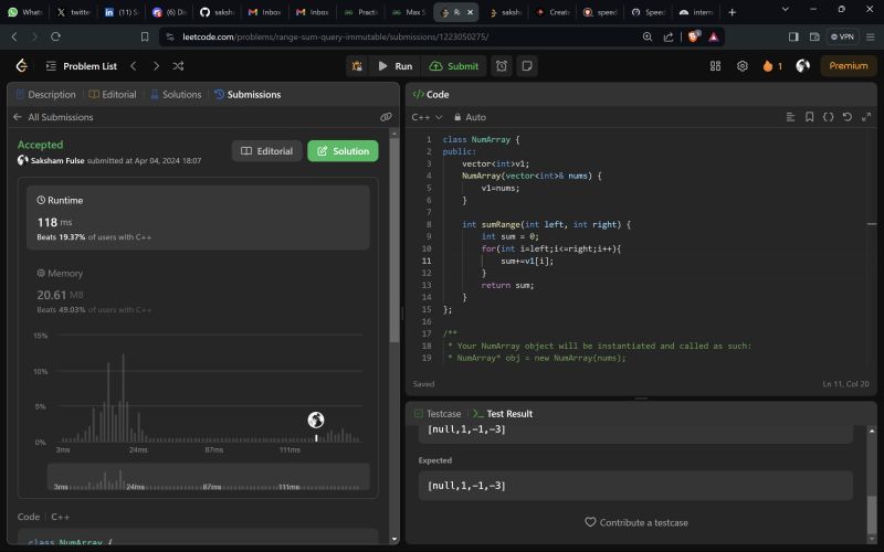 Saksham Fulse on LinkedIn: 📌 DSA Did practice on Leetcode and solved ... Saksham Fulse on LinkedIn: 📌 DSA Did practice on Leetcode and solved ...