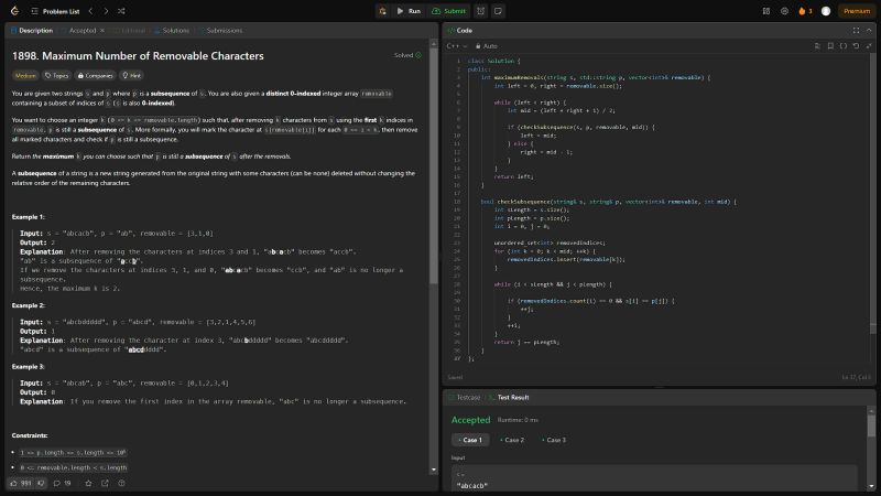 Abhishek Thakur on LinkedIn: #51daysofcode #leetcode #drgviswanathan # ... Abhishek Thakur on LinkedIn: #51daysofcode #leetcode #drgviswanathan # ...