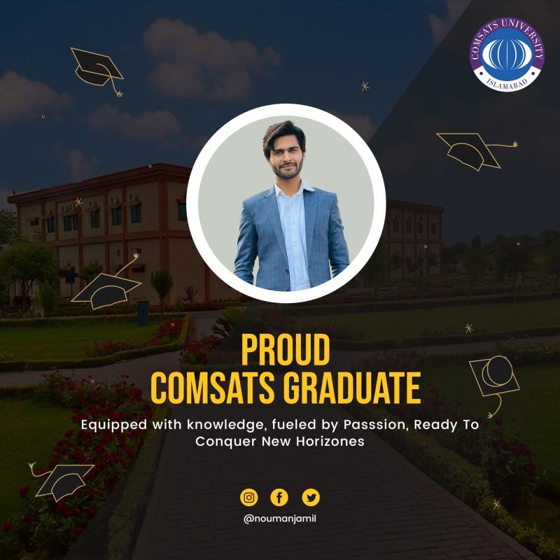Nouman Jamil on LinkedIn: #graduation #comsats #university #accountant ... Nouman Jamil on LinkedIn: #graduation #comsats #university #accountant ...