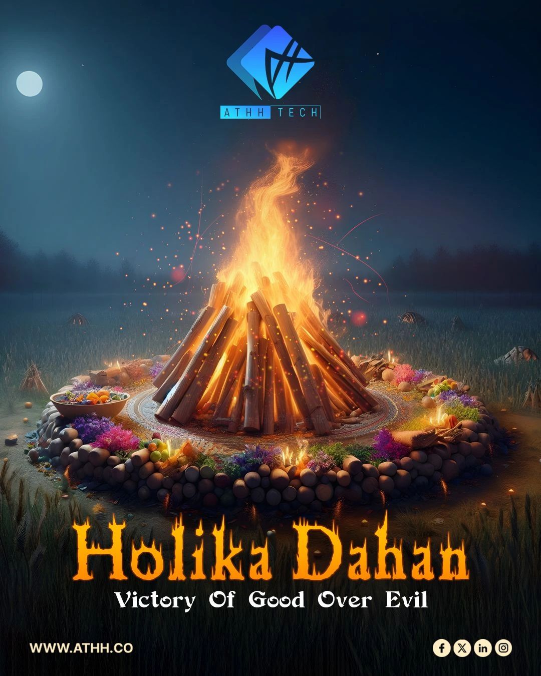 Athh Technologies LLP on LinkedIn: #holikadahan Athh Technologies LLP on LinkedIn: #holikadahan
